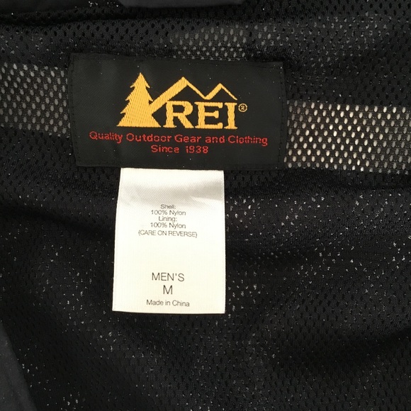 REI | Jackets & Coats | Rei Elements Nylon Hooded Jacket Size Medium ...